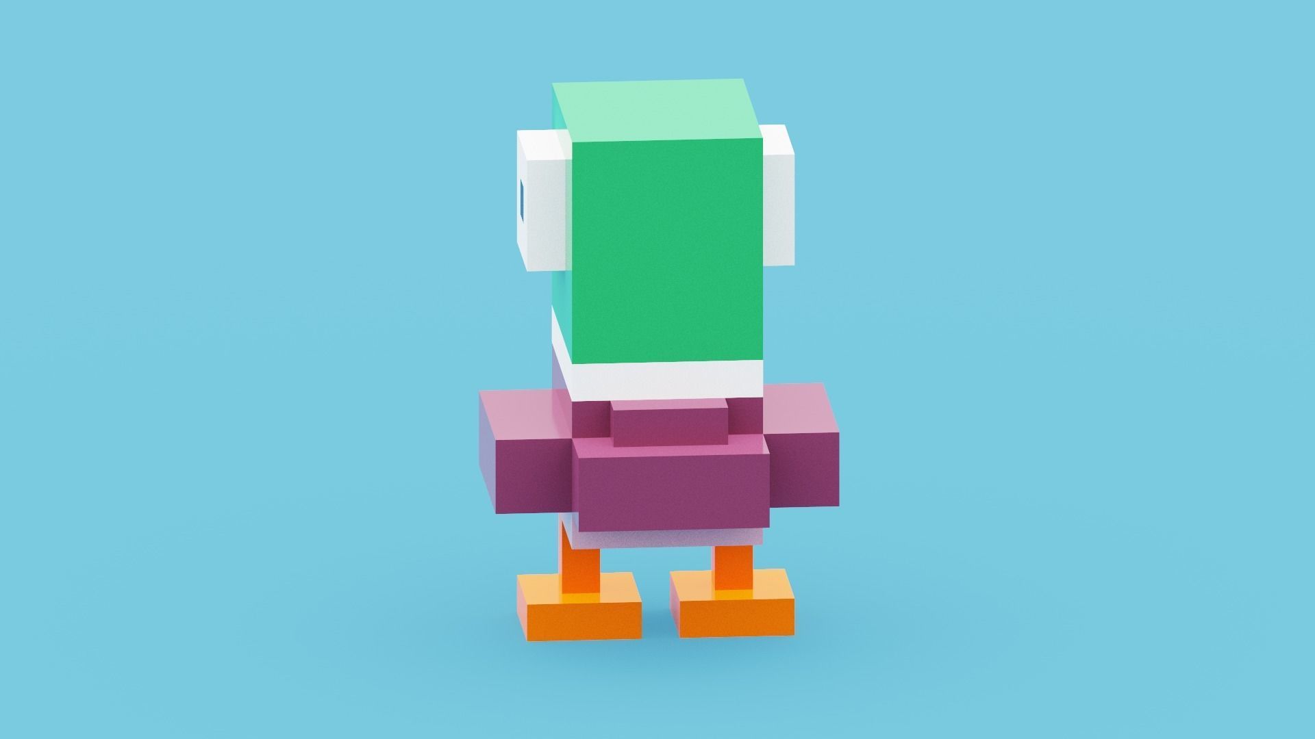 3D model Minecraft Duck VR / AR / low-poly | CGTrader