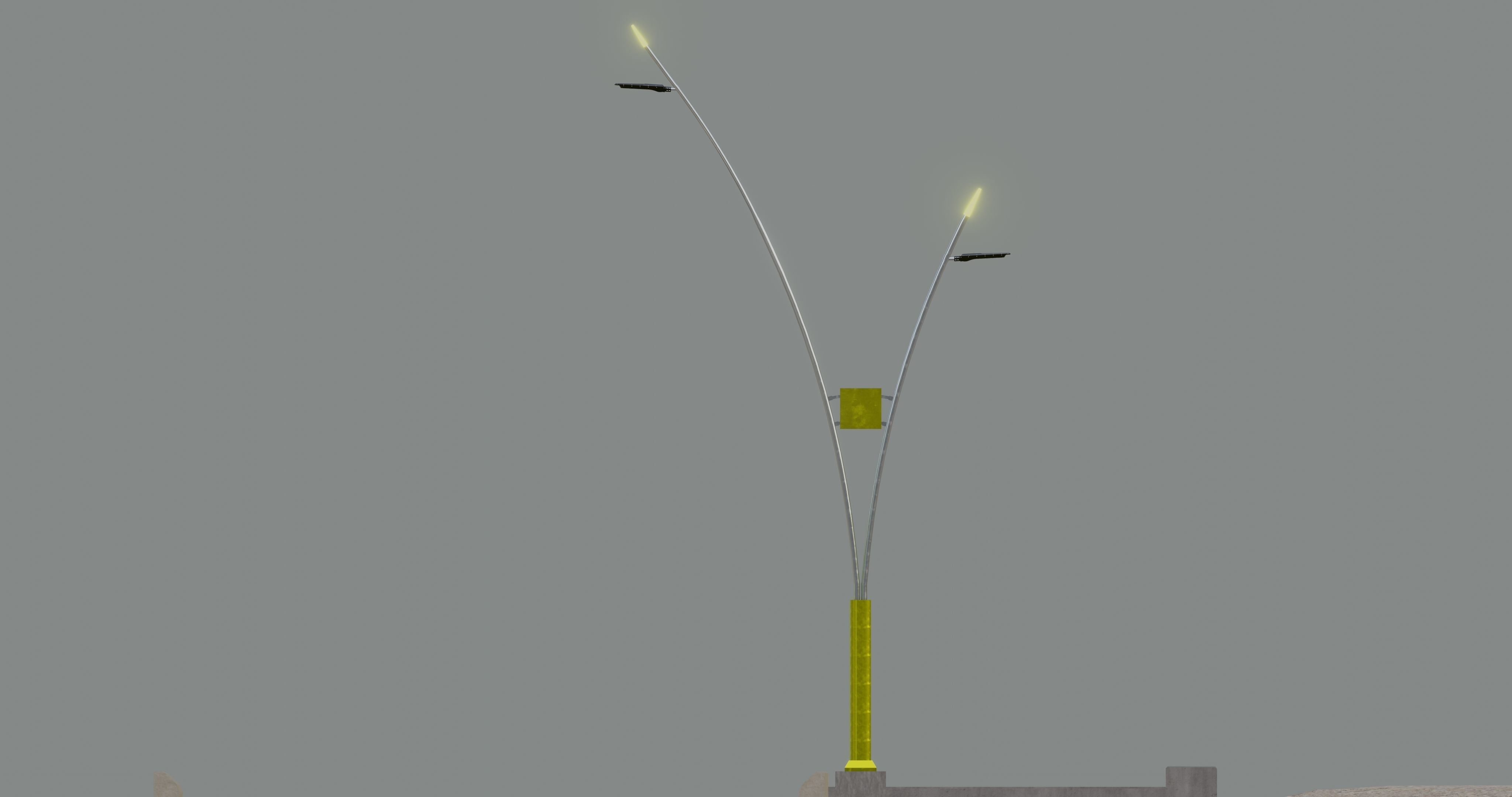 Decorative Lighting Pole Type-3 3D model | CGTrader