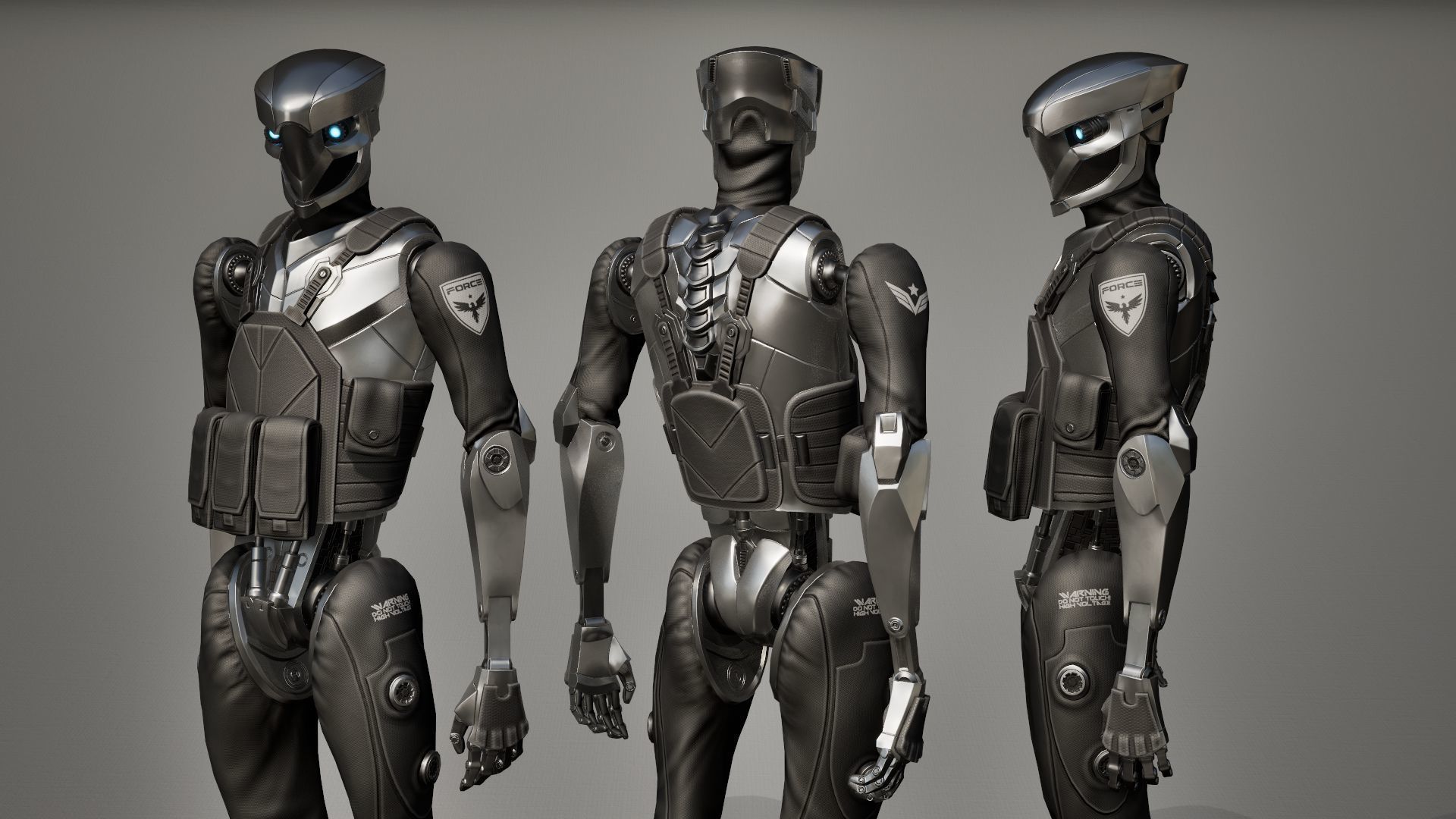 3D model Robot 11 VR / AR / low-poly | CGTrader