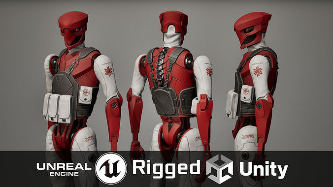 3D model Robot 11 VR / AR / low-poly | CGTrader