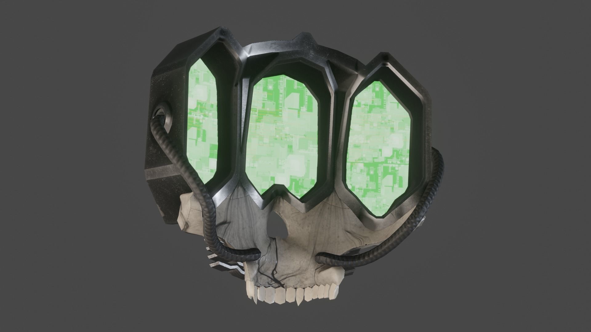 3D model Wasteland Mask VR / AR / low-poly | CGTrader