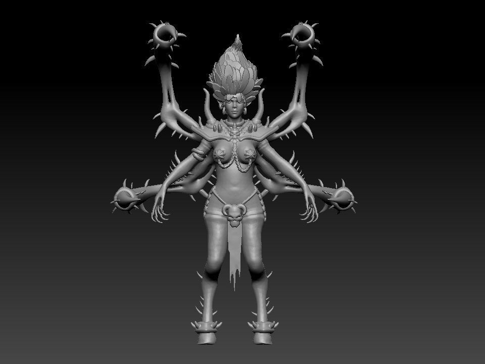 Andariel Diablo ready to 3d print 3D model | CGTrader