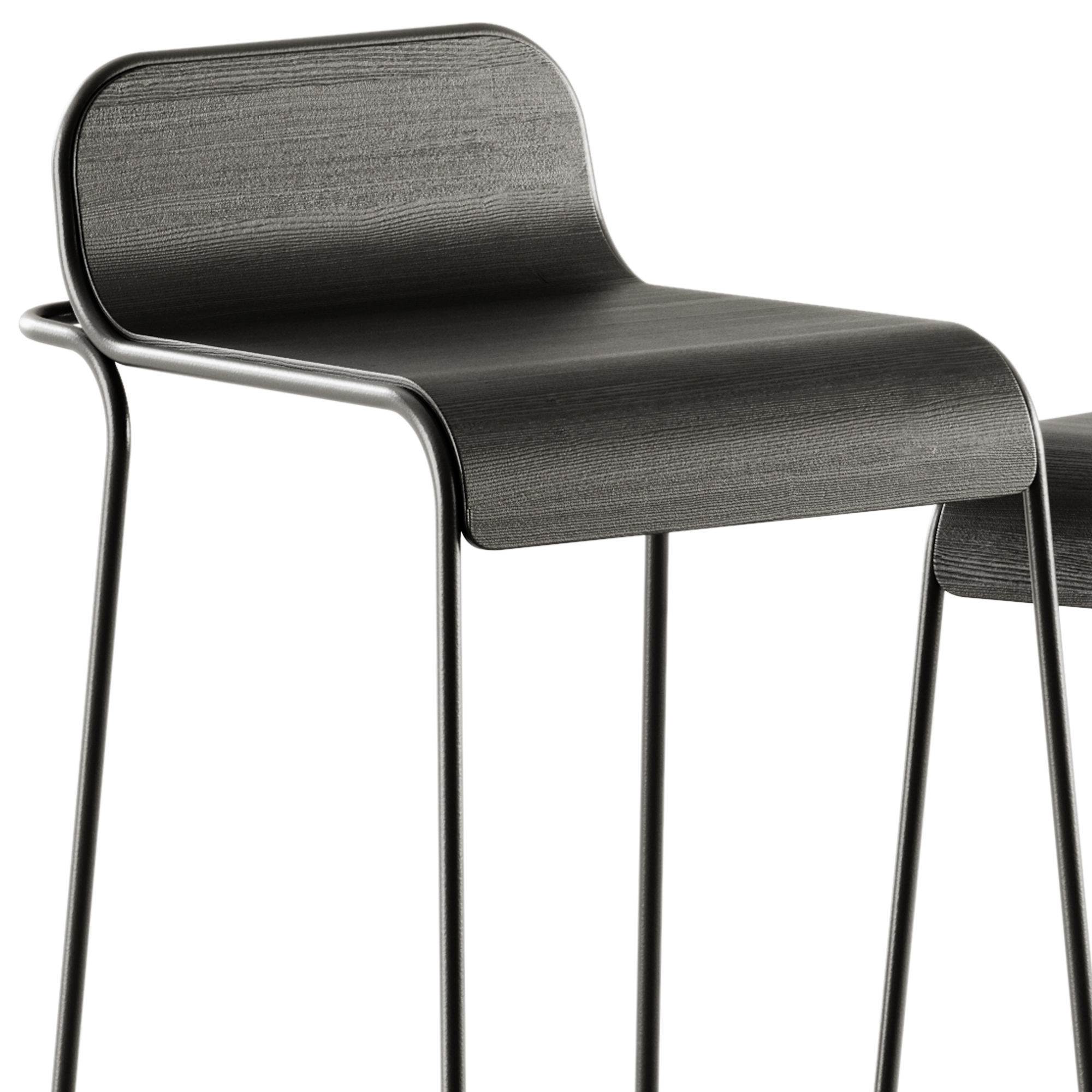 Flow Aluminium Stool by True Design 3D model | CGTrader