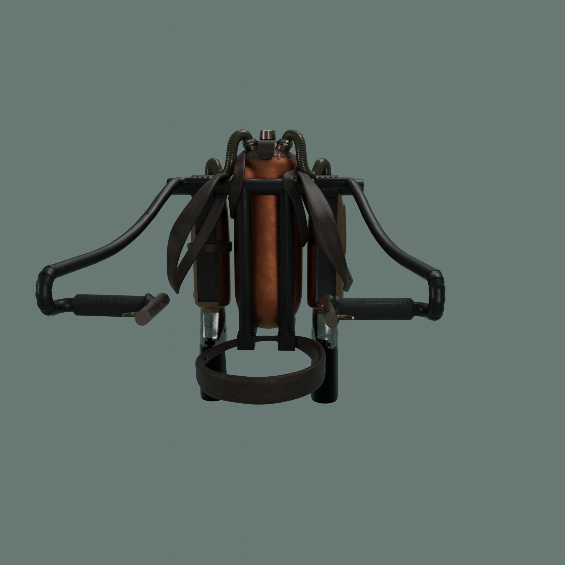 Rigged-jetpack 3D model rigged | CGTrader