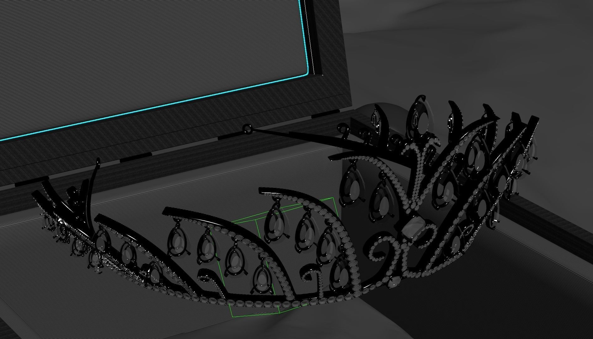 Dimond tiara 3D model | CGTrader