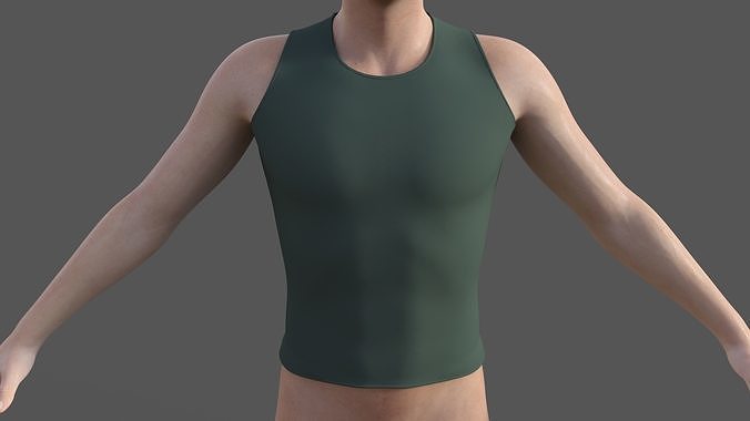 Simple Sport Tank Top free VR / AR / low-poly 3D model | CGTrader