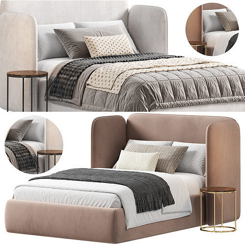 TEEN ADULTS SINGLE LEVEL BED 3D model | CGTrader