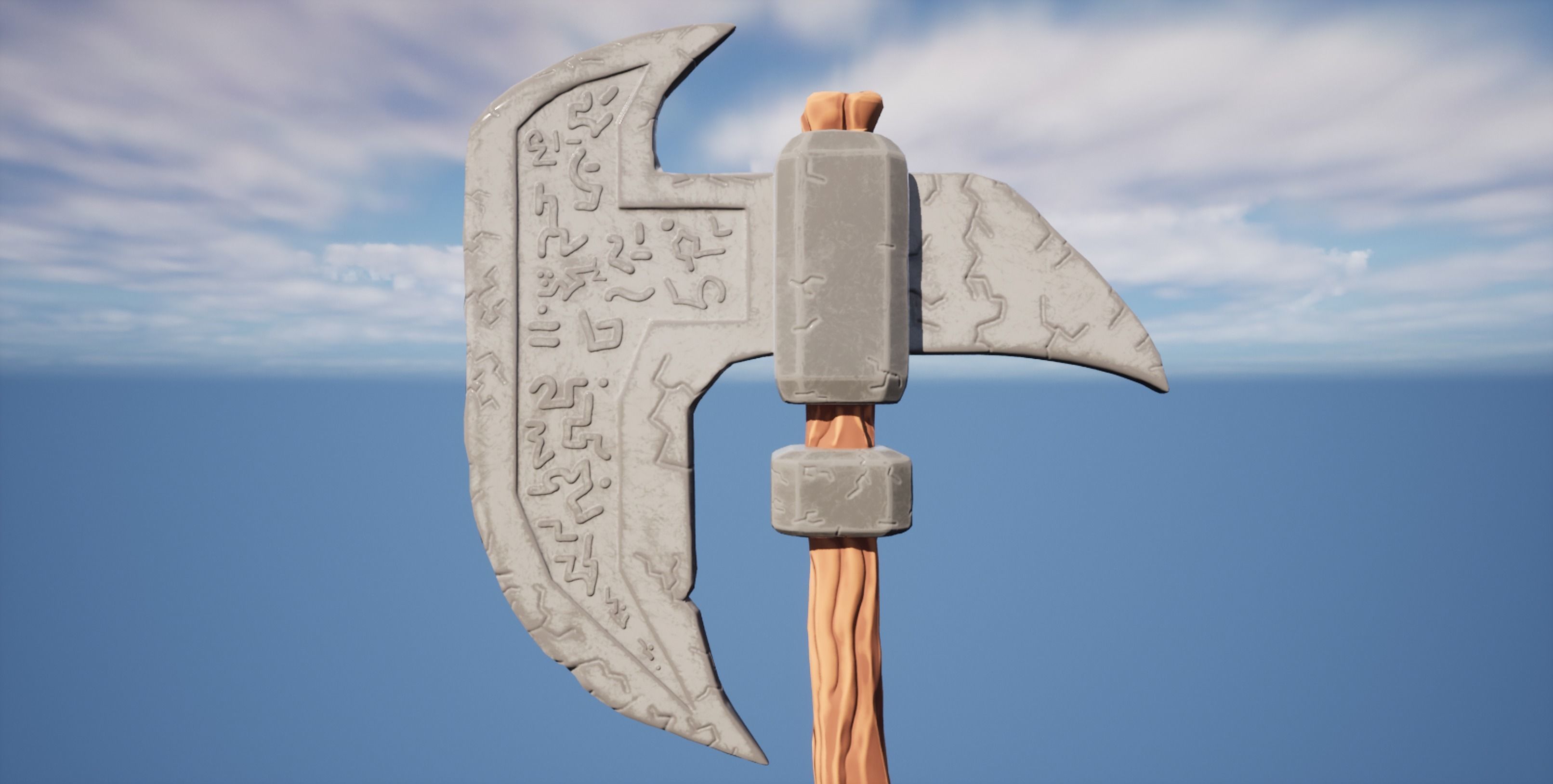 3D model Stylized Axe VR / AR / low-poly | CGTrader