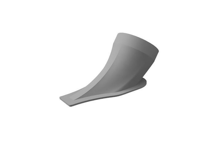 Air Scoop 3D model 3D printable | CGTrader