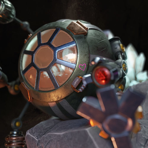 Mining Mech 3D model | CGTrader