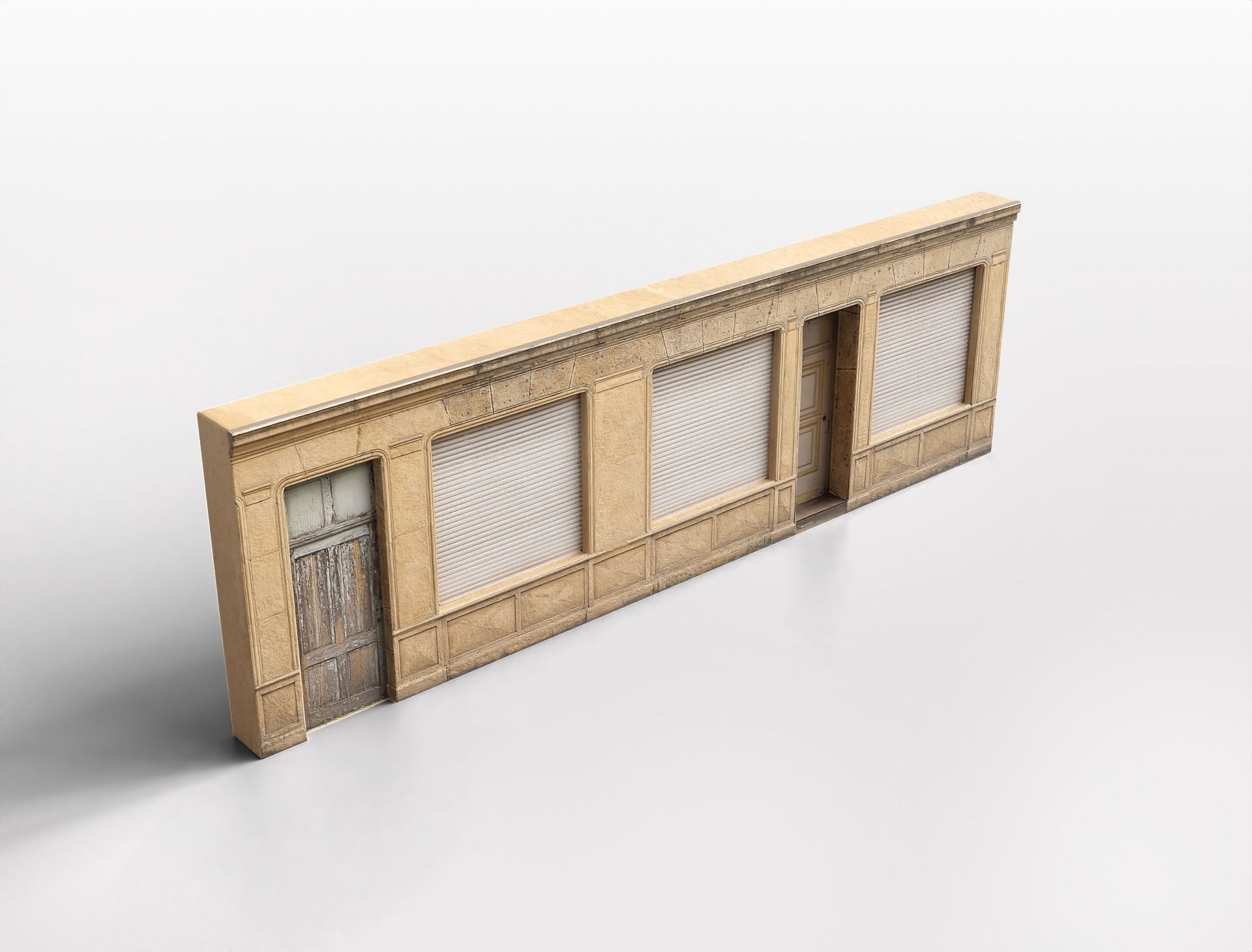 3D model Old Market Realistic Asset VR / AR / low-poly | CGTrader