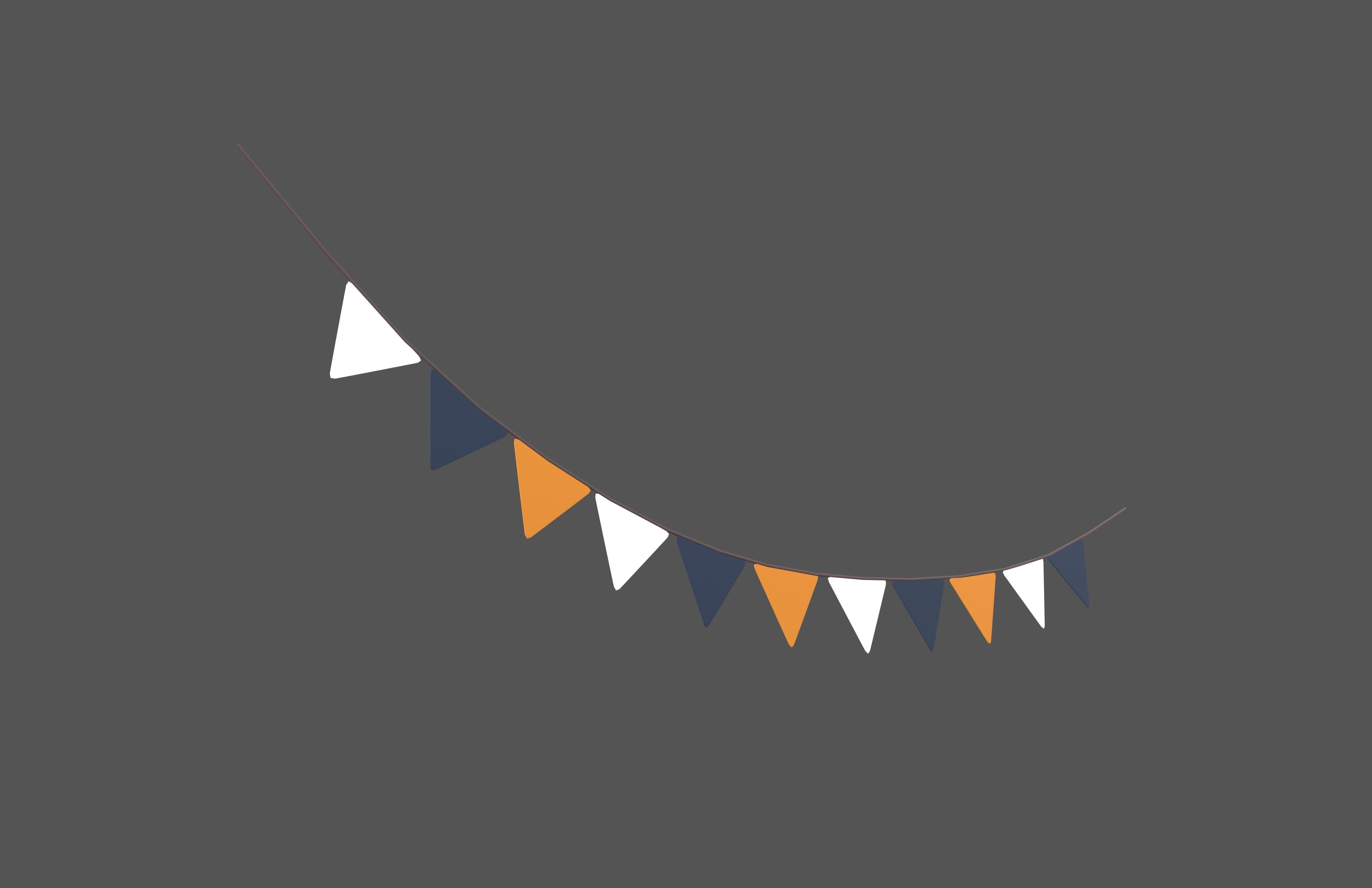 3D model Carnival Garland V1 004 VR / AR / low-poly | CGTrader