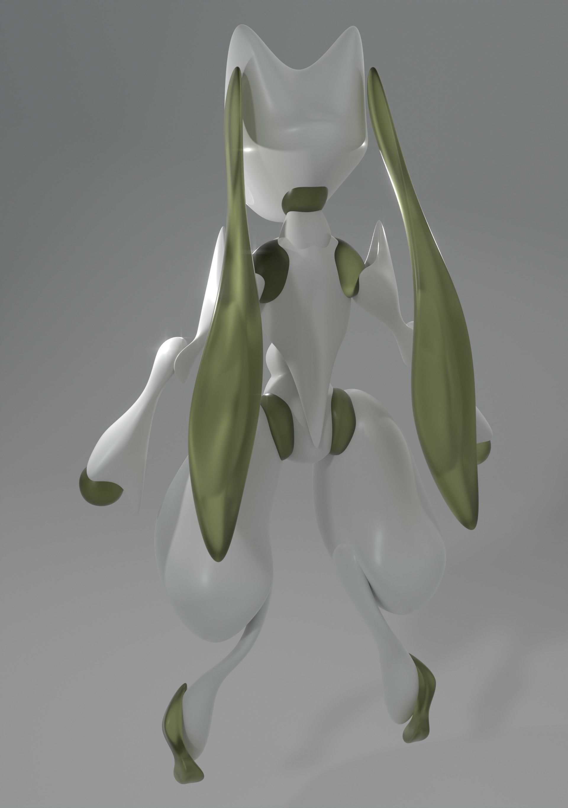 3D model Cute Fantasy Doll Character Cyber Aesthetic Y2K grunge ...