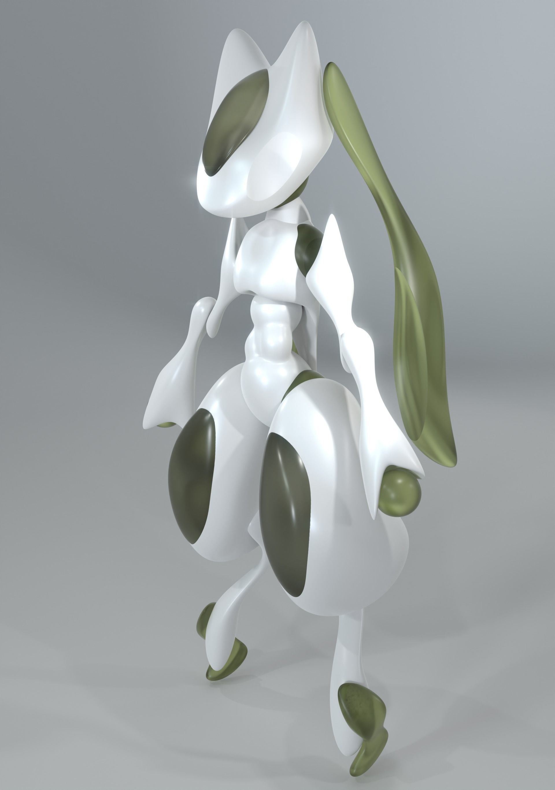 3D model Cute Fantasy Doll Character Cyber Aesthetic Y2K grunge ...