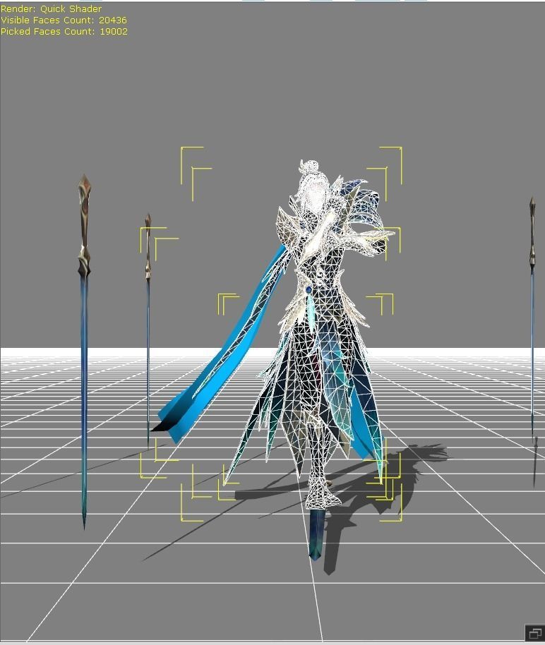 3D model Ling Serene Plume VR / AR / low-poly | CGTrader