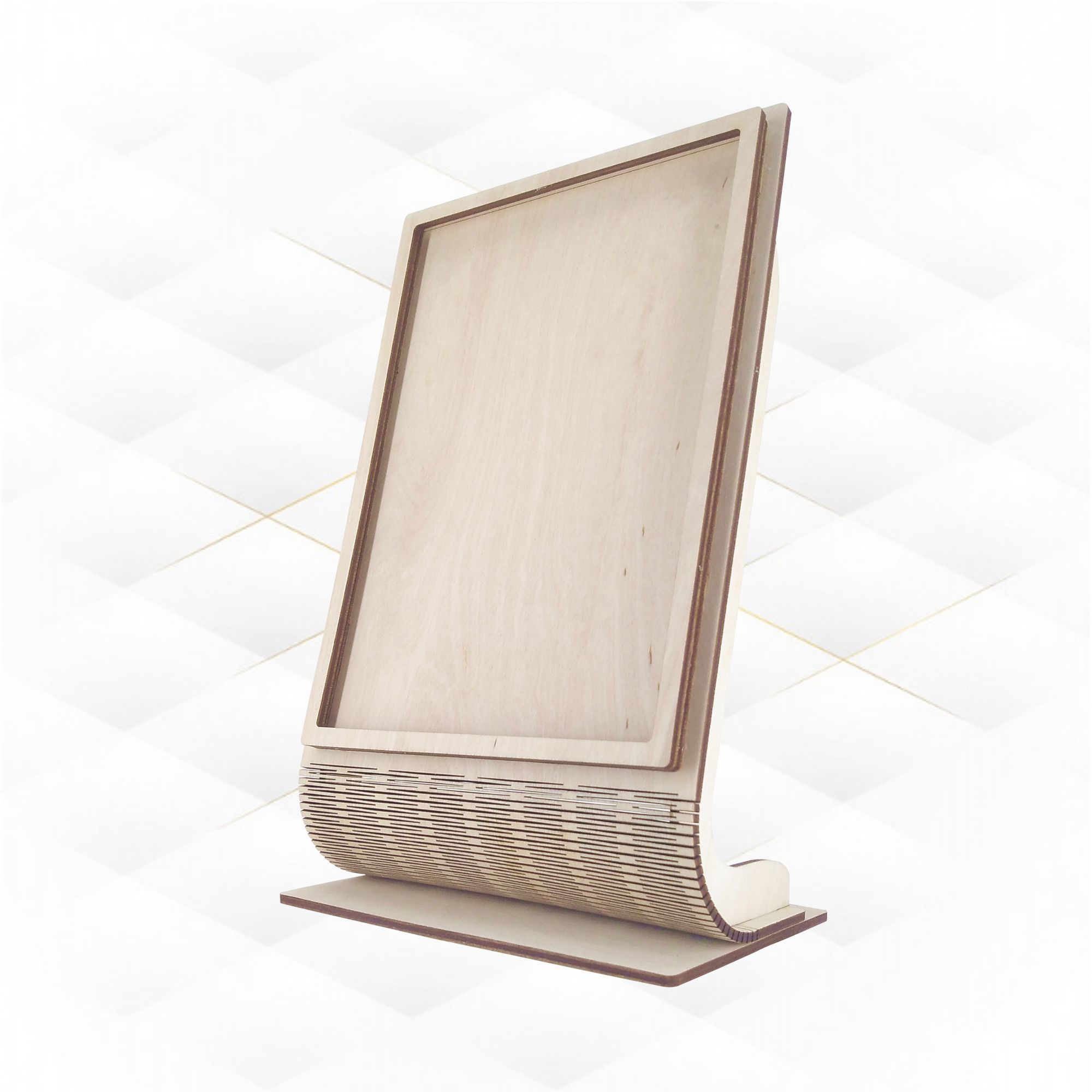Picture frame 5x7 vertical design laser cut 3D model 3D printable ...