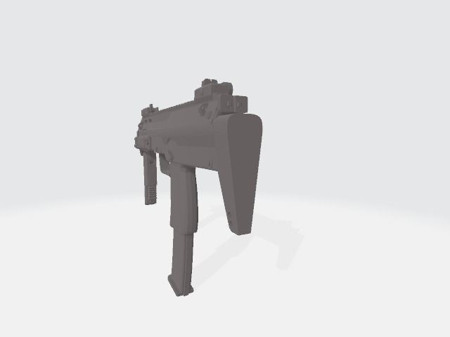 MP7 riffle 3D model | CGTrader