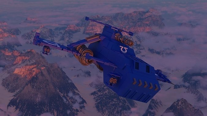 Thunderhawk Gunship 3D model | CGTrader
