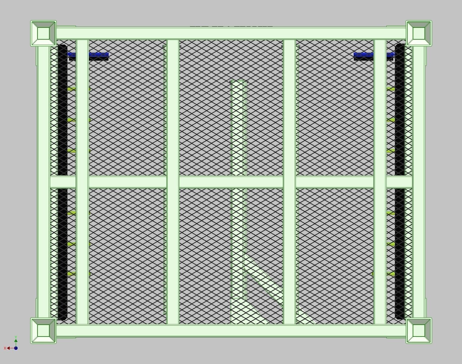 26354-Front door outer pallet 3D model | CGTrader