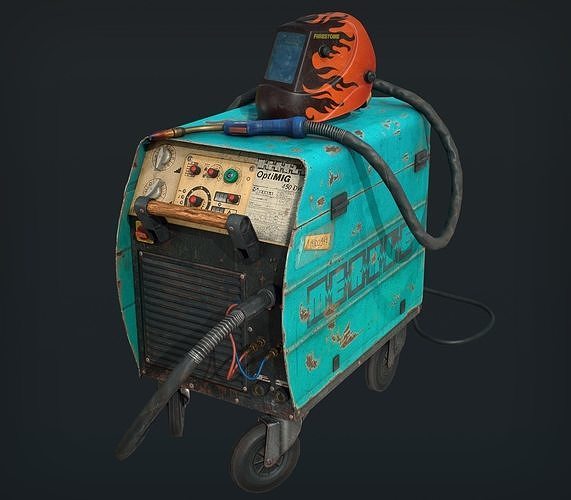 3D model Merkle OptiMIG 450 Welding machine VR / AR / low-poly | CGTrader
