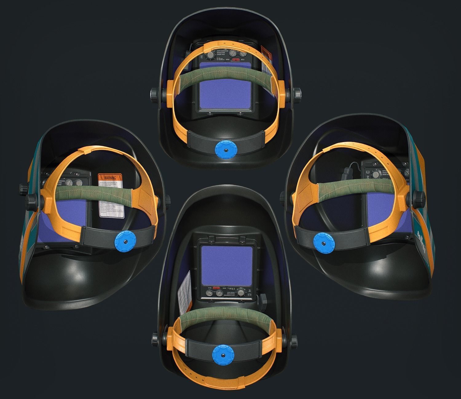 3D model Welding mask 3d model Low-poly VR / AR / low-poly | CGTrader