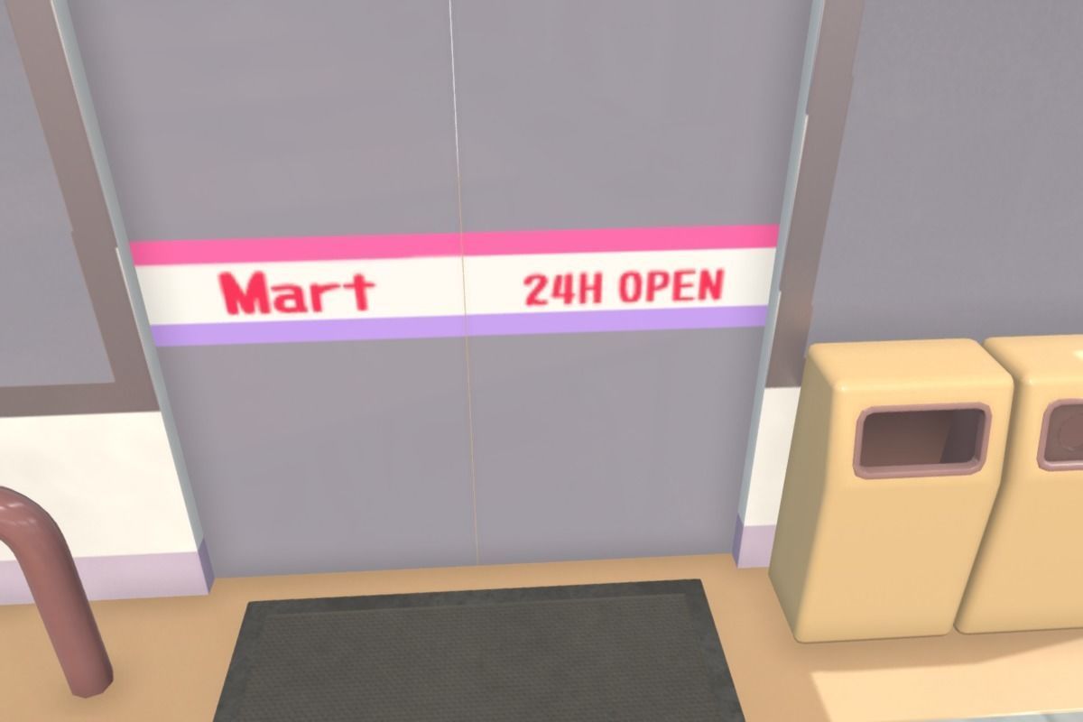 3D model Cute Japanese Convenience Store VR / AR / low-poly | CGTrader