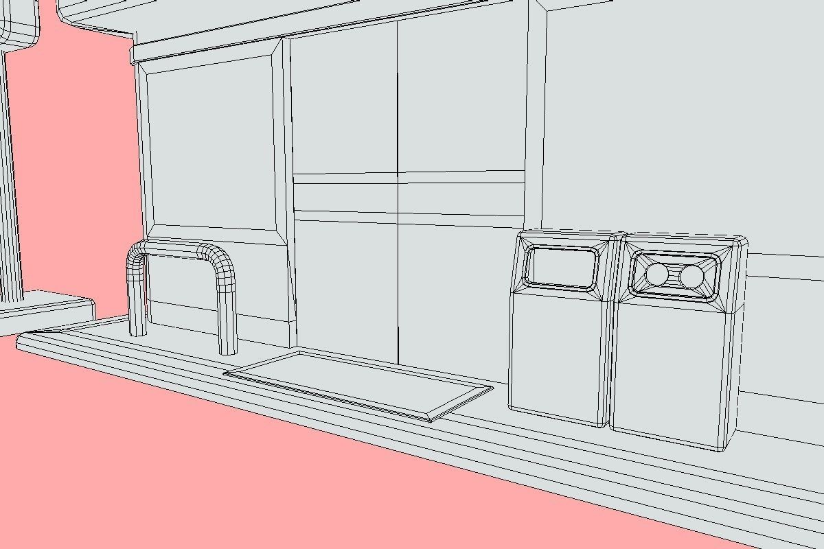 3D model Cute Japanese Convenience Store VR / AR / low-poly | CGTrader