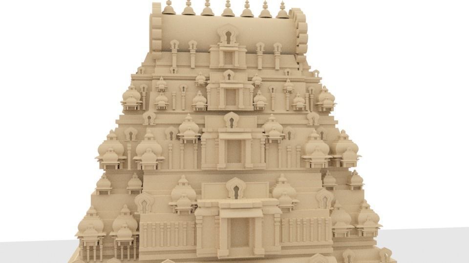 indian Temple 3D model | CGTrader