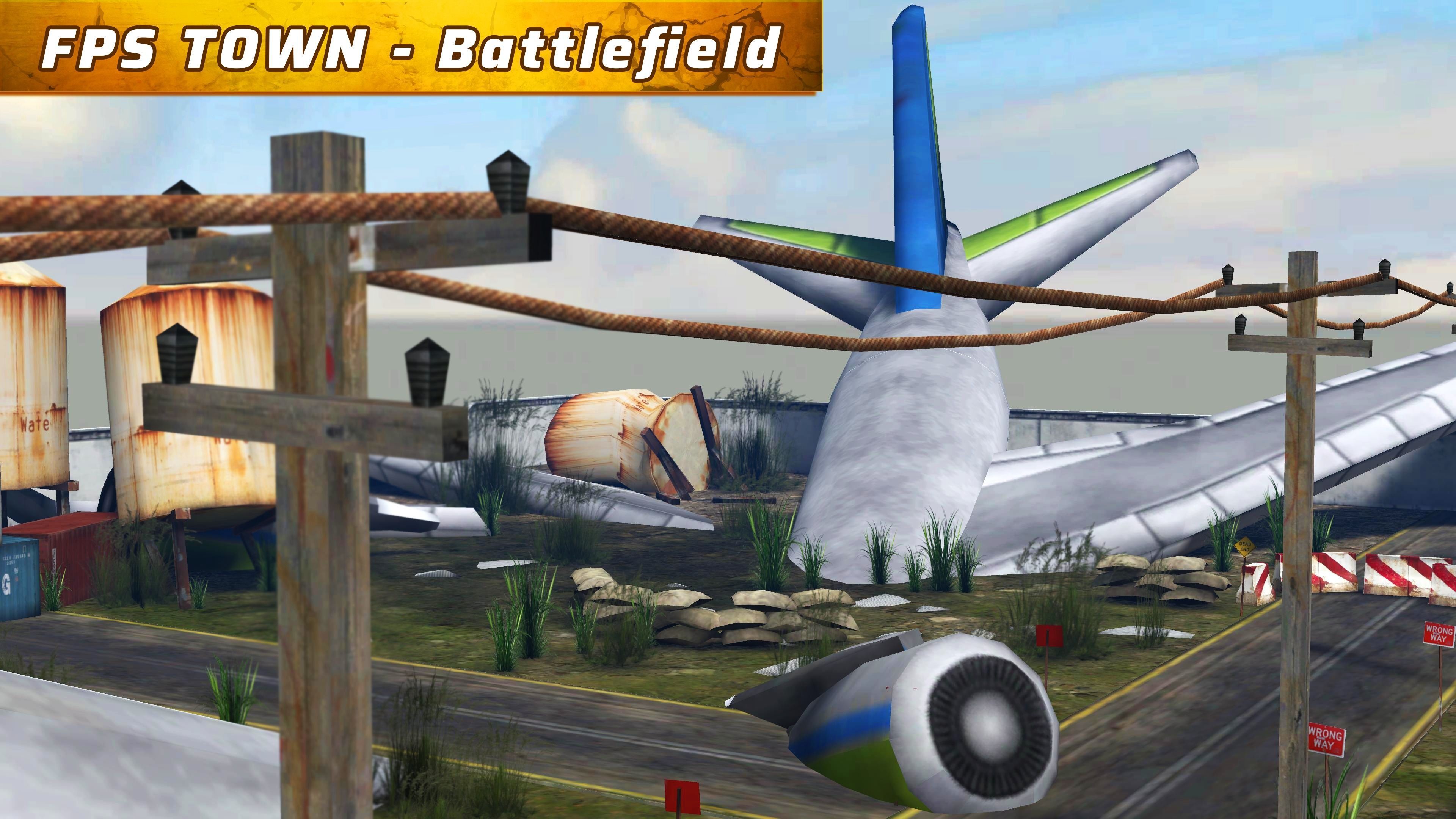 3D model FPS Town - Realistic Battlefield VR / AR / low-poly | CGTrader