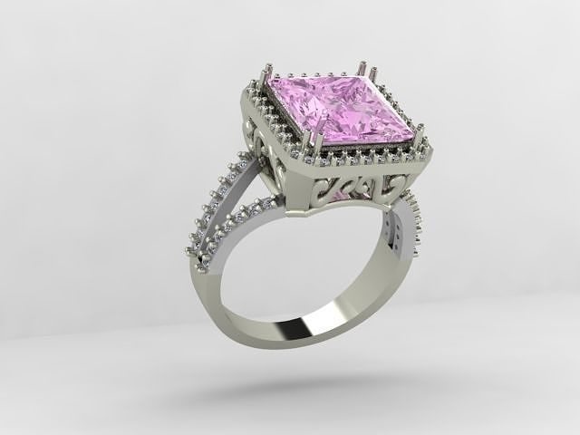 wedding Ring 3D model 3D printable | CGTrader
