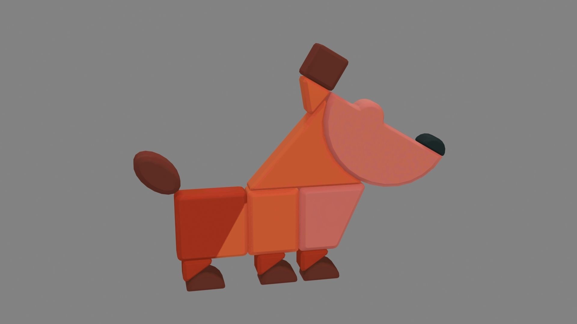 3D model Animal shape blocks - dog toys VR / AR / low-poly | CGTrader