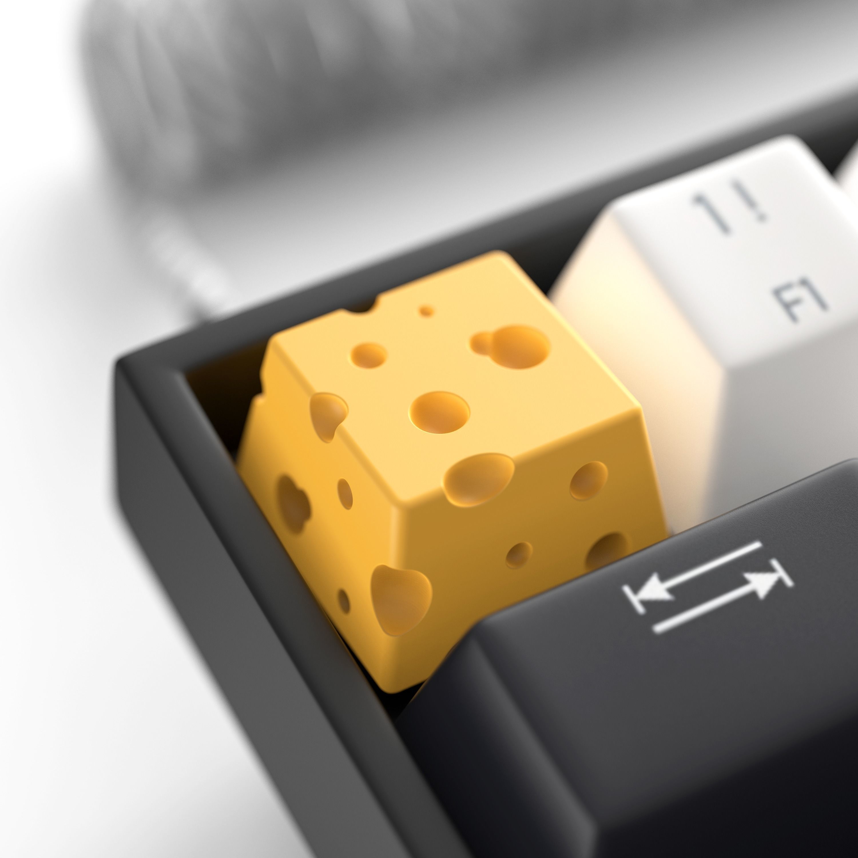 Cheese keycap for mechanical keyboard 3D model 3D printable | CGTrader