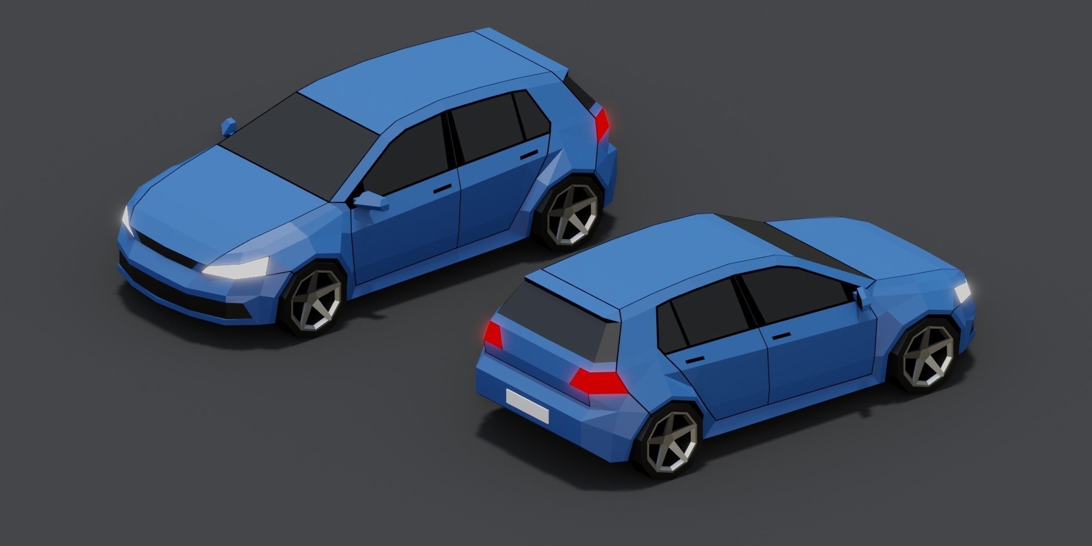 3D model Stylized Lowpoly Cars VR / AR / low-poly | CGTrader