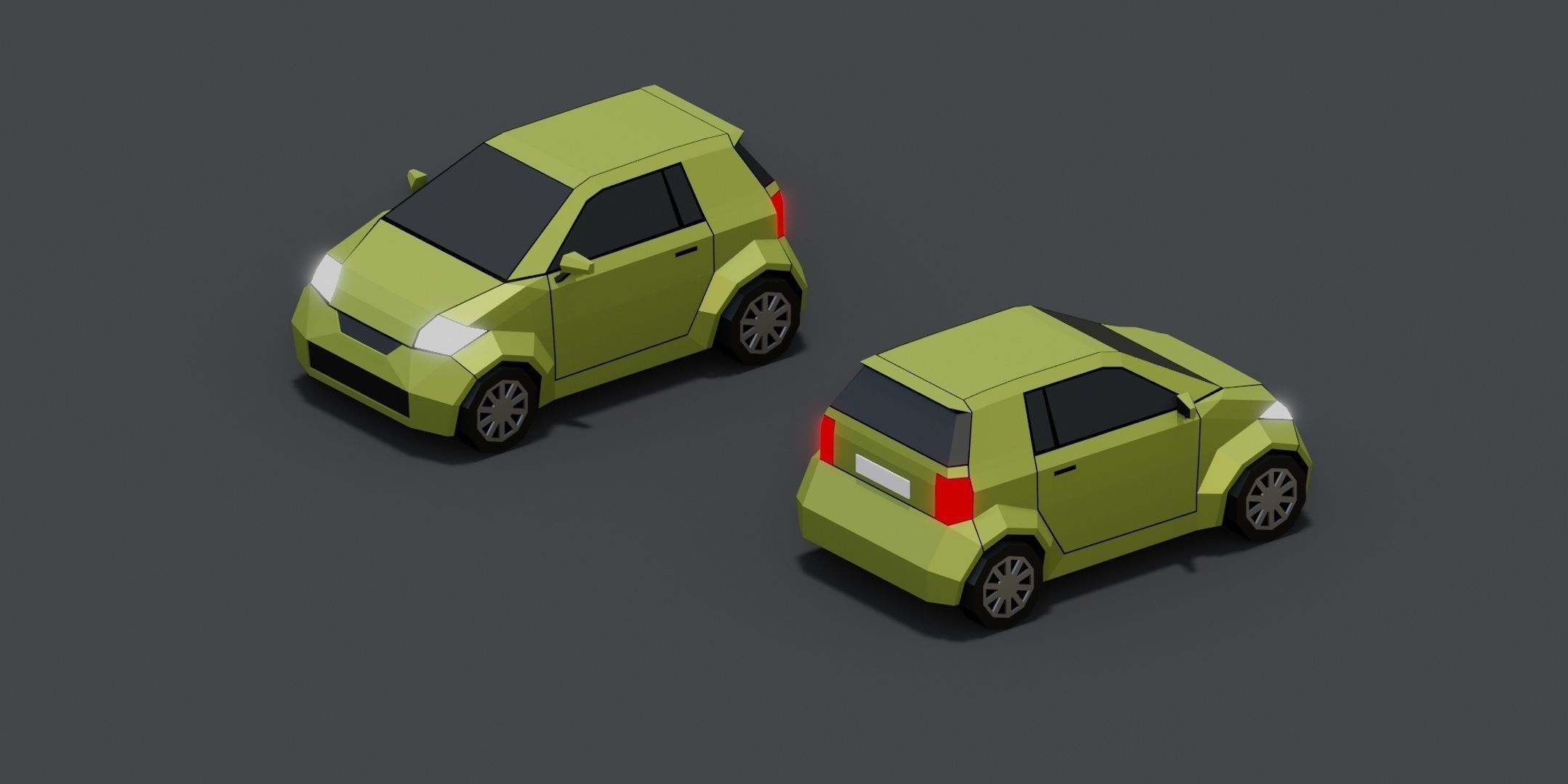 3D model Stylized Lowpoly Cars VR / AR / low-poly | CGTrader