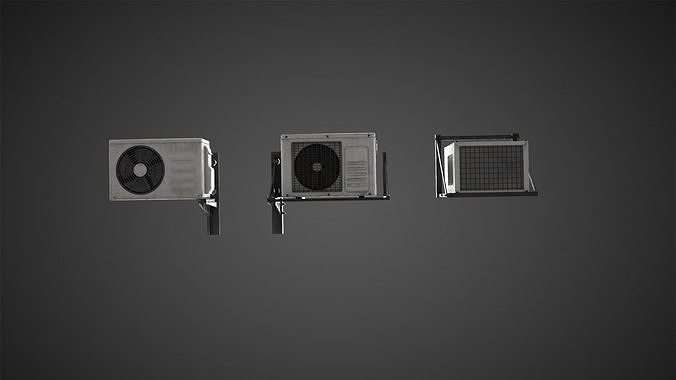3D model Cool Breeze AC Units for Ultimate Comfort VR / AR / low-poly ...
