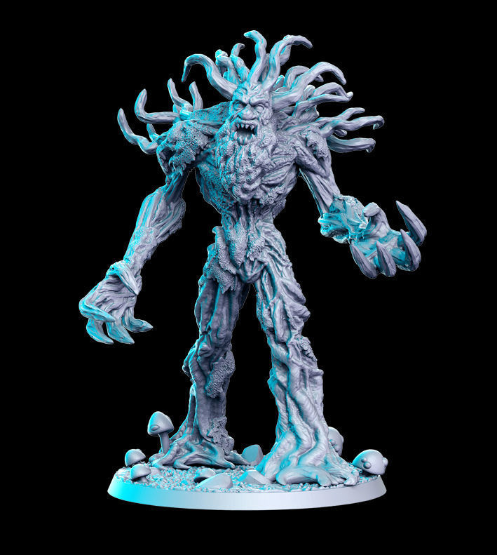 Barbol Ent Hobbit The Lord of the Rings LOTR 32mm Pre-supported 3D ...