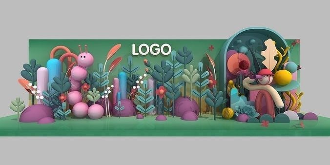 Art Exhibition Window display 3D model | CGTrader