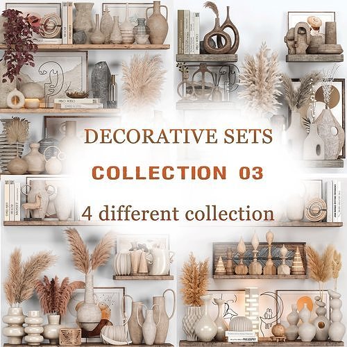 Decorative Sets - collection 03 | CGTrader