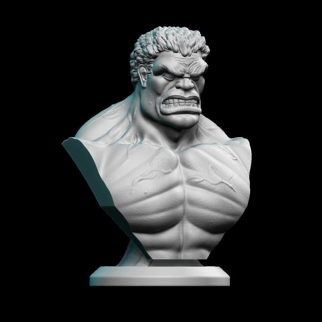 HULK BUST 3D model 3D printable | CGTrader
