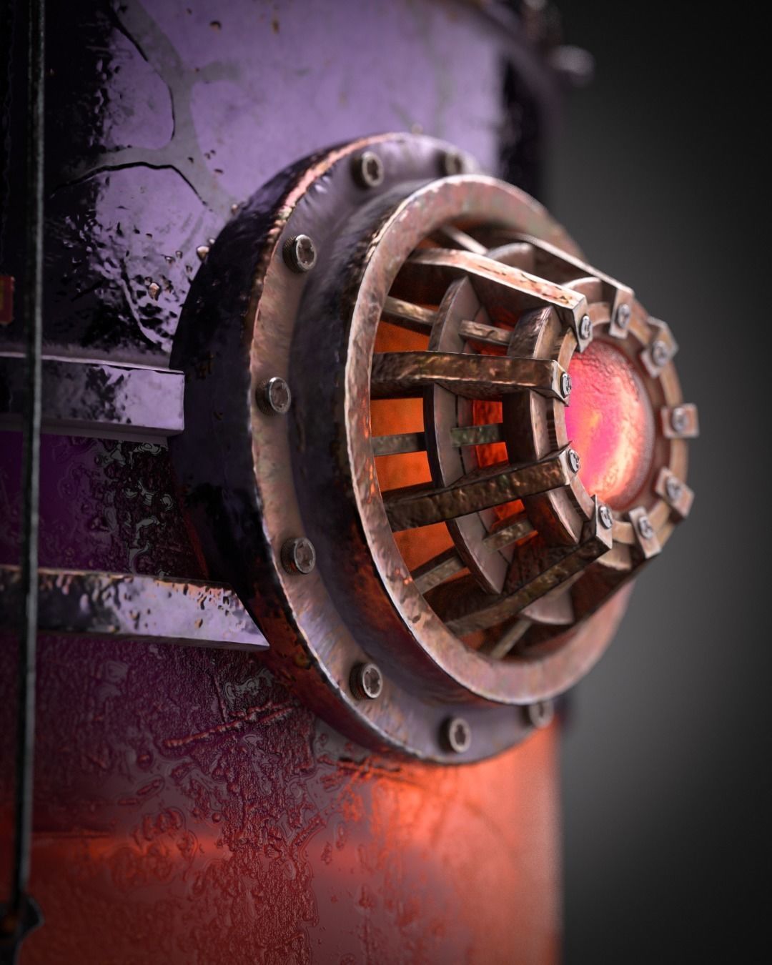 Sci-Fi Container Prop model - Futuristic - Cyberpunk 3D model | CGTrader