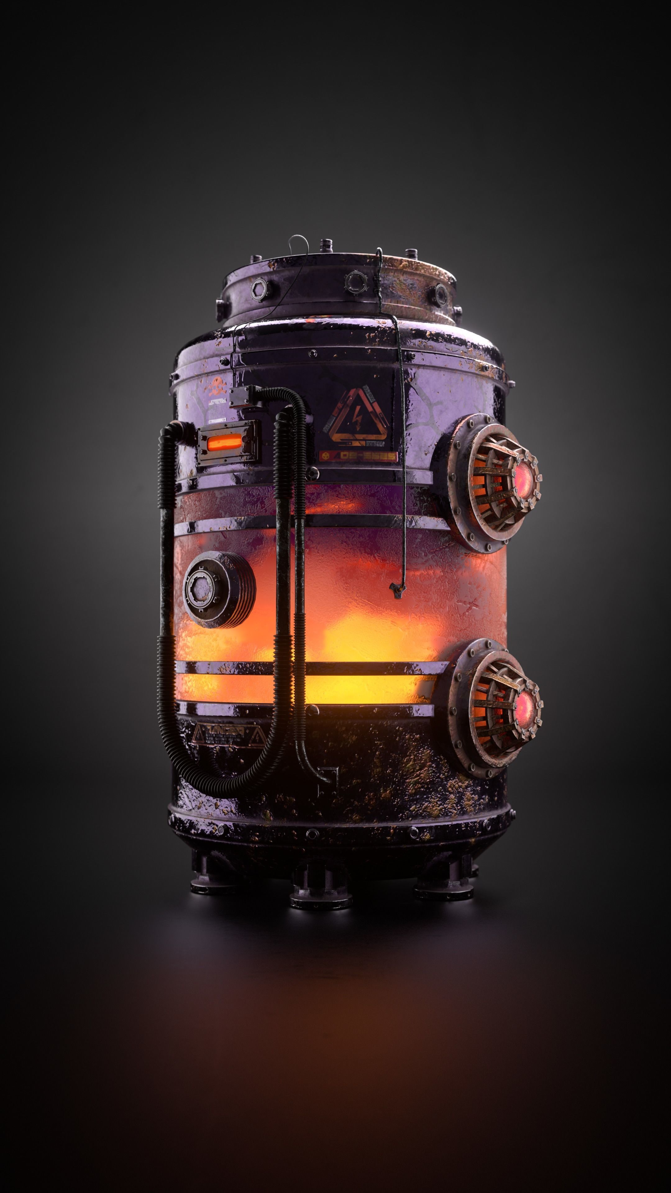 Sci-Fi Container Prop model - Futuristic - Cyberpunk 3D model | CGTrader