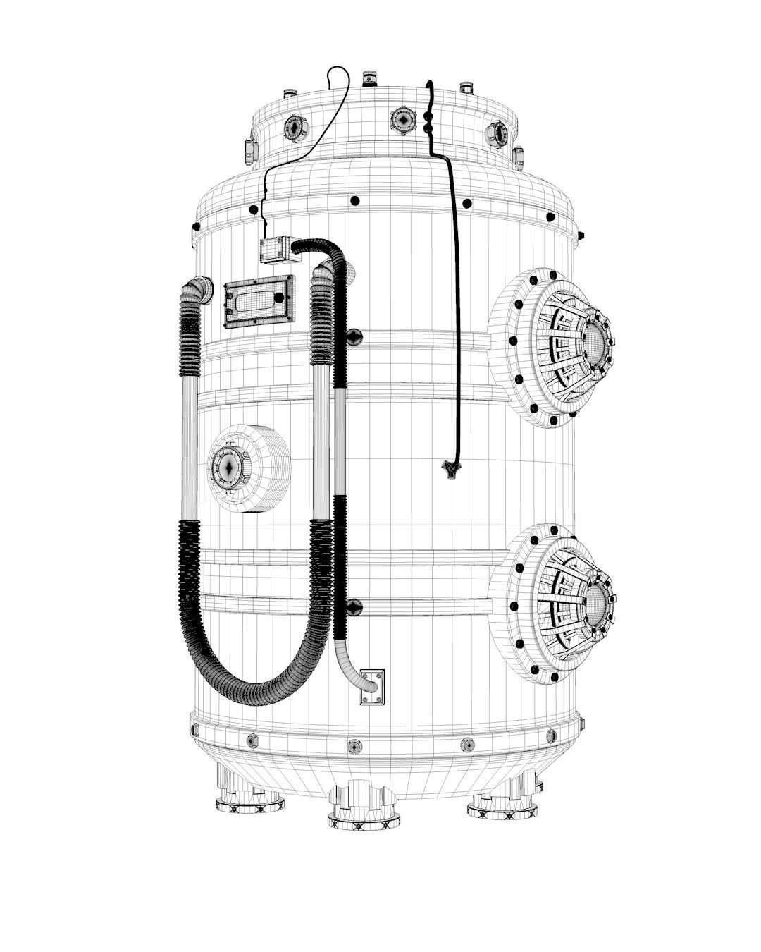 Sci-Fi Container Prop model - Futuristic - Cyberpunk 3D model | CGTrader