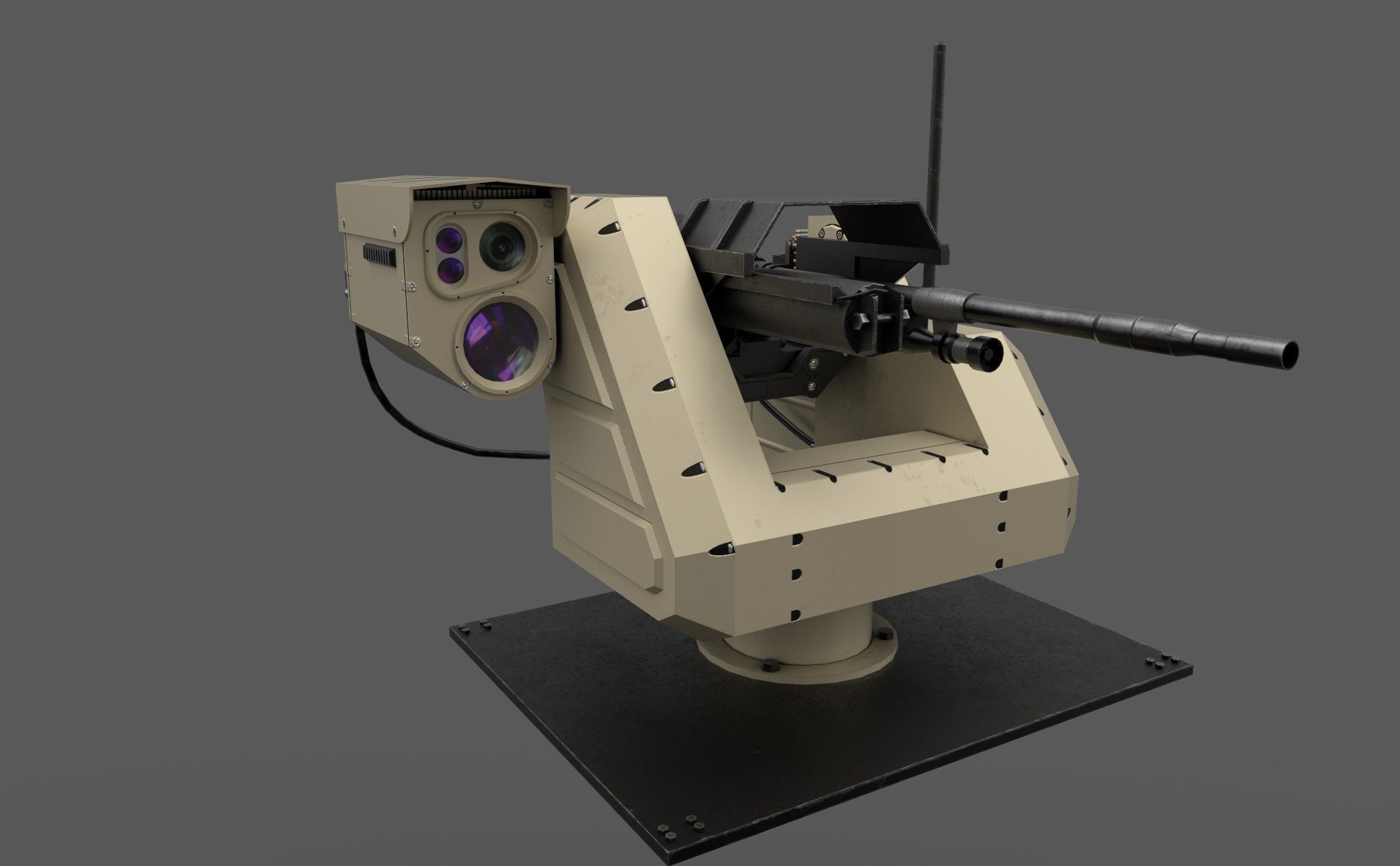 3D model Pitbull RWS VR / AR / low-poly | CGTrader