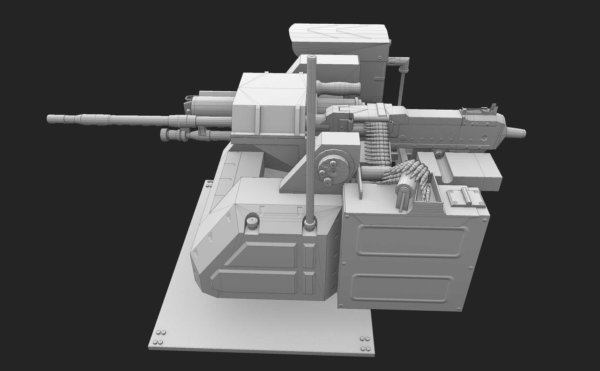 3D model Pitbull RWS VR / AR / low-poly | CGTrader