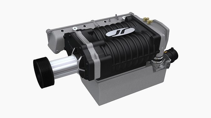 3D model Jackson Racing K-Series supercharger VR / AR / low-poly | CGTrader