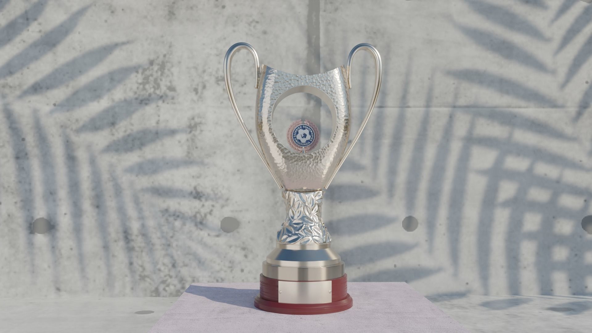 Greek Soccer Trophy - Exquisite 3d replica 3D model 3D printable | CGTrader