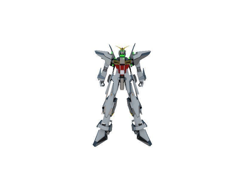 3D model gundam simple model VR / AR / low-poly | CGTrader