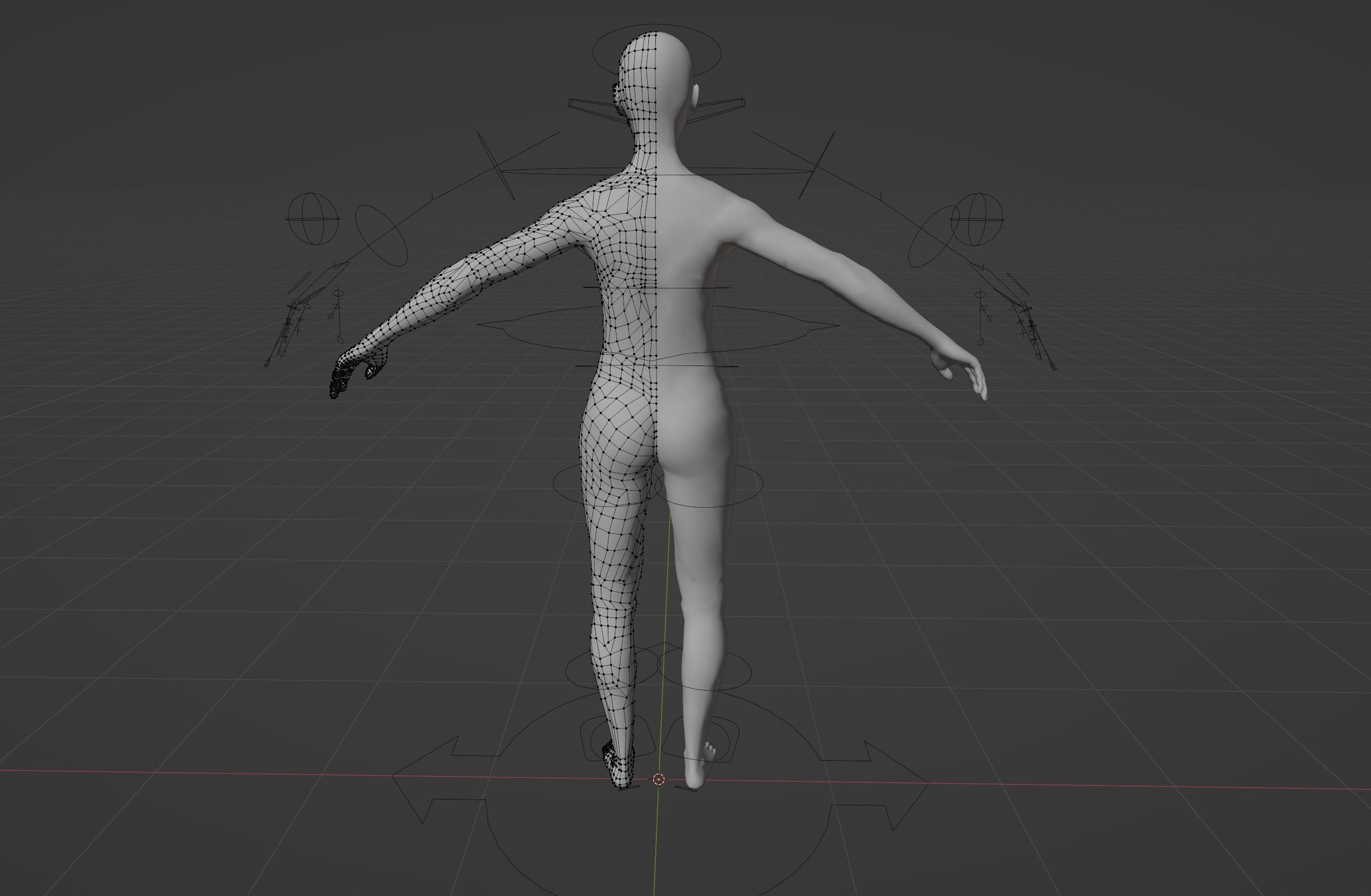 3D model Rigged Female Base Mesh VR / AR / low-poly | CGTrader