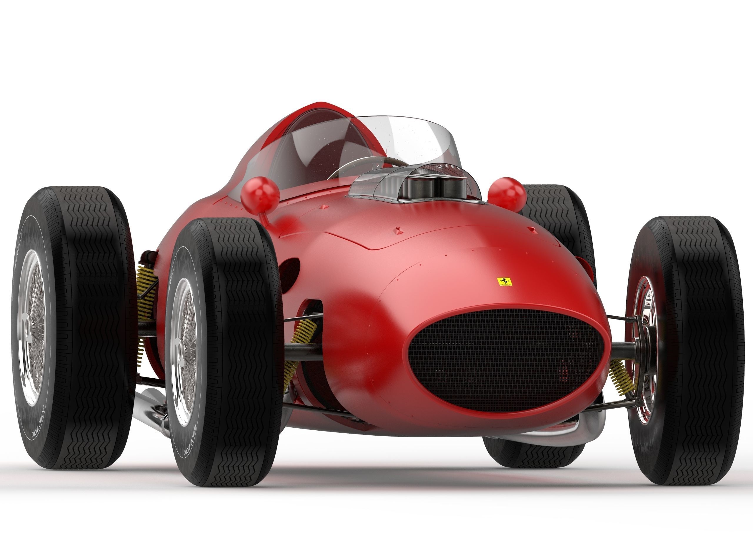 Ferrari 256 F1 1958 - V12 3D model | CGTrader