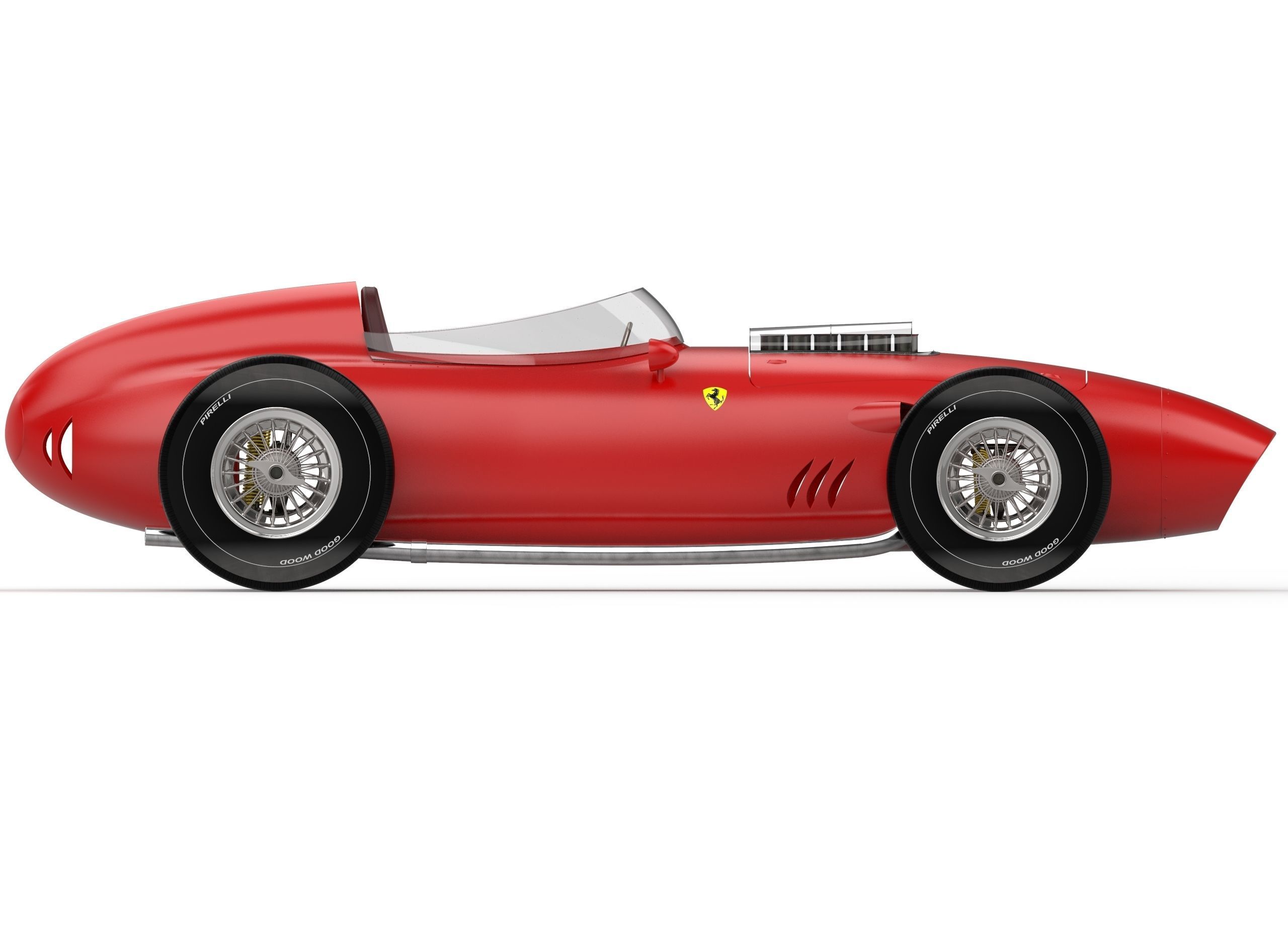 Ferrari 256 F1 1958 - V12 3D model | CGTrader